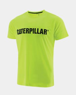 CAT Hi Vis Logo Tee
